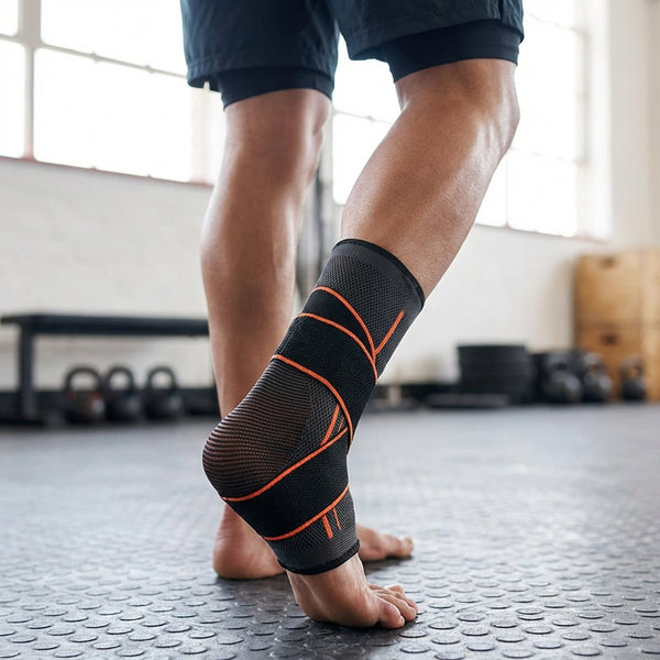 Adjustable Compression Ankle Support for Sports